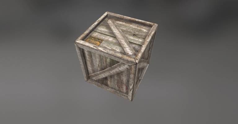 ArtStation - Crate and Flytrap Props