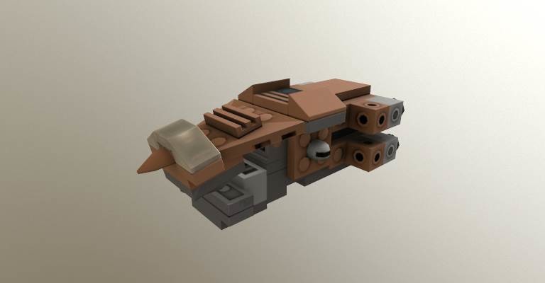 ArtStation - Turanic Raider Standard Corvette, Stefan Garcia