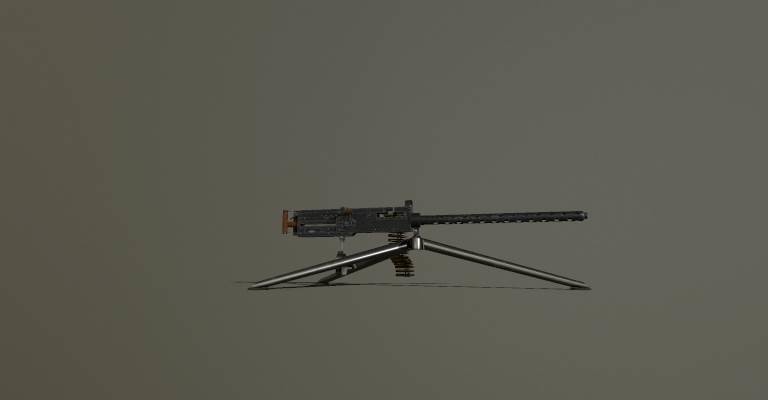 ArtStation - 50 Cal Machine Gun