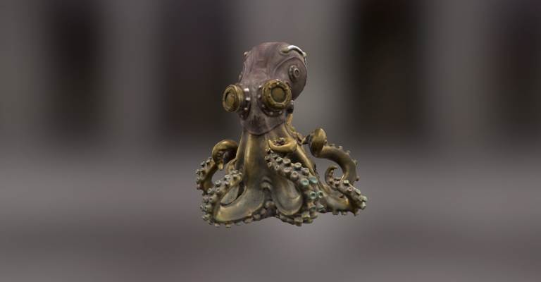 ArtStation - Steam Octopus (3D Scan)