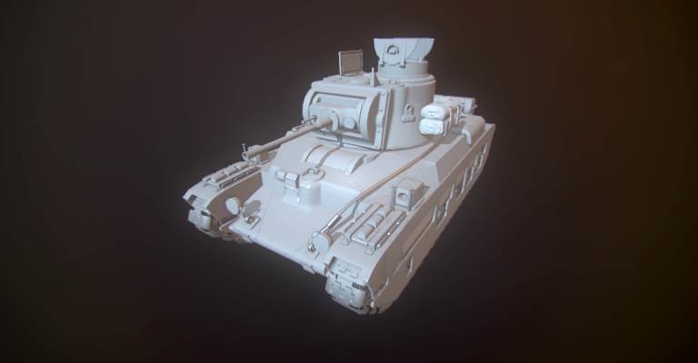 ArtStation - Matilda II (WIP)