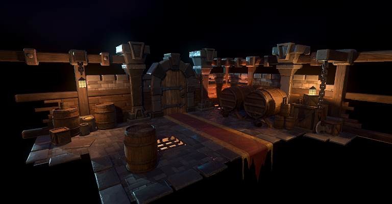 ArtStation - Dungeon Scene