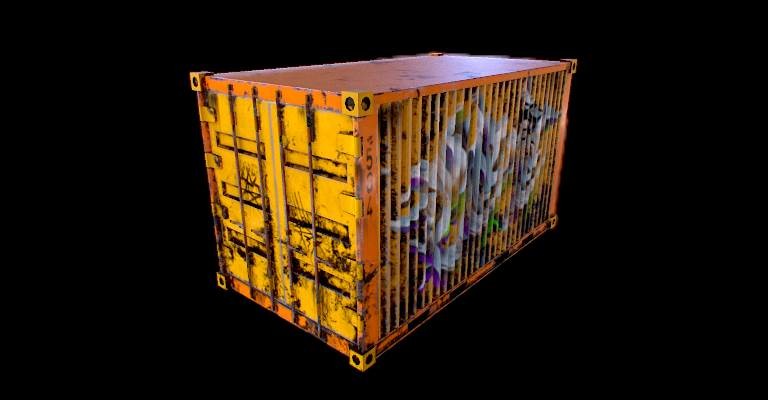 ArtStation - Shipping Container, Tomas Razo