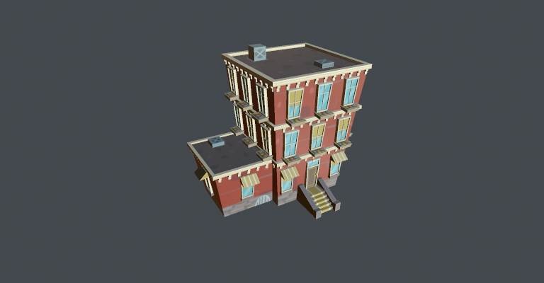ArtStation - Cartoon building