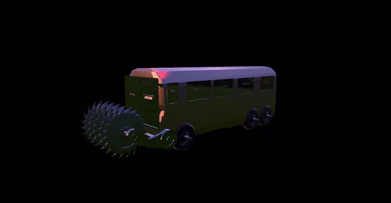 ArtStation - Zombie Bus
