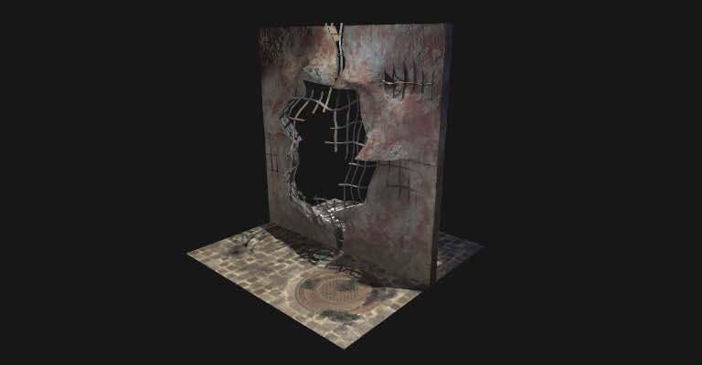 ArtStation - Broken_Wall