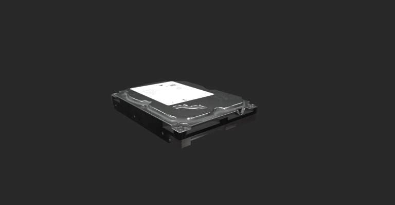ArtStation - Hard drive disk Lowpoly