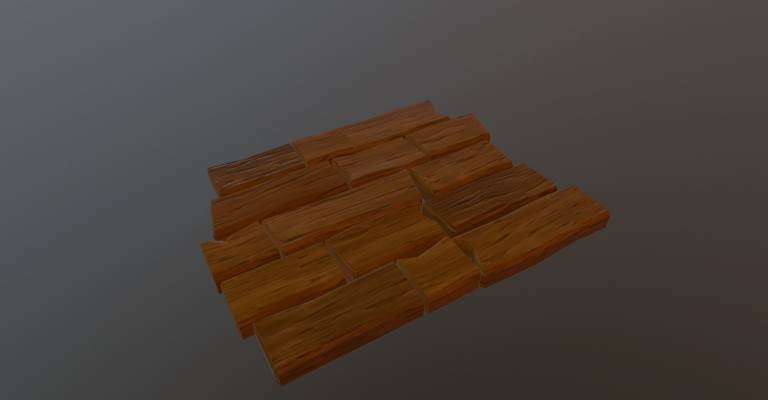 ArtStation - Wooden Platform Asset