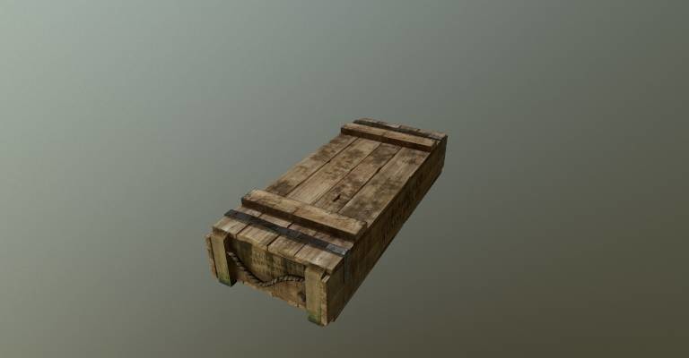 ArtStation - Old Wooden Crate