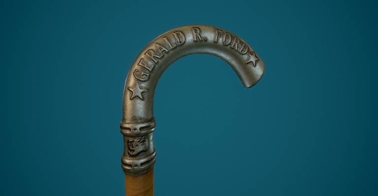 ArtStation - Gerald R. Ford Presidential Campaign Cane