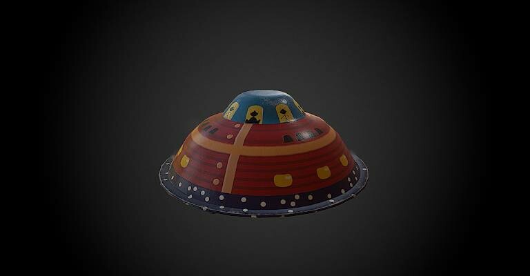 ArtStation - toy space ship
