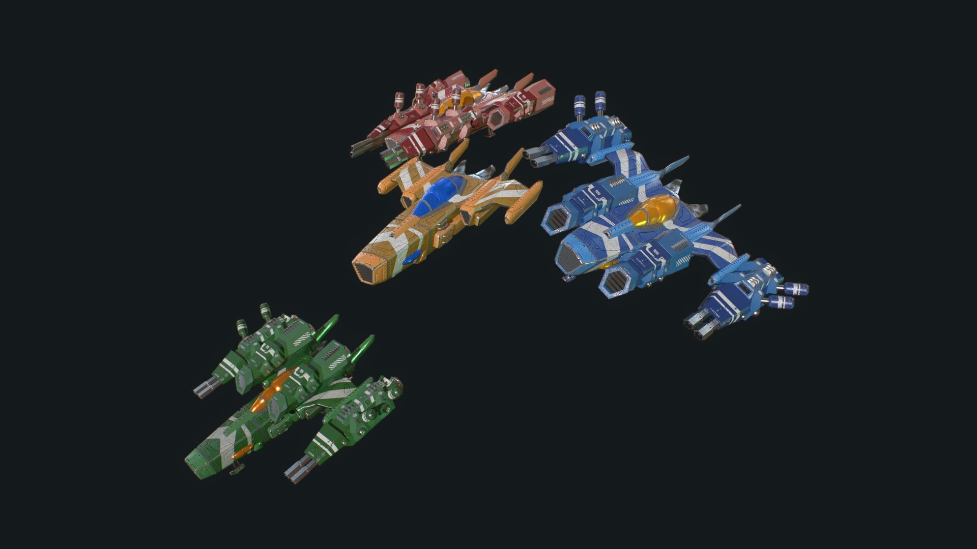 ArtStation - Modular SpaceShip v2