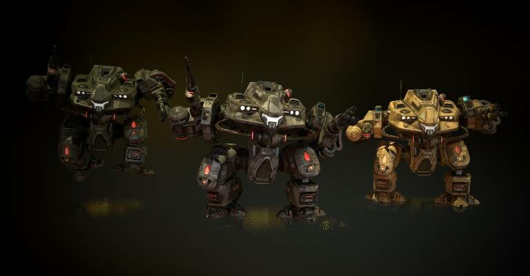 ArtStation - Mech Trio