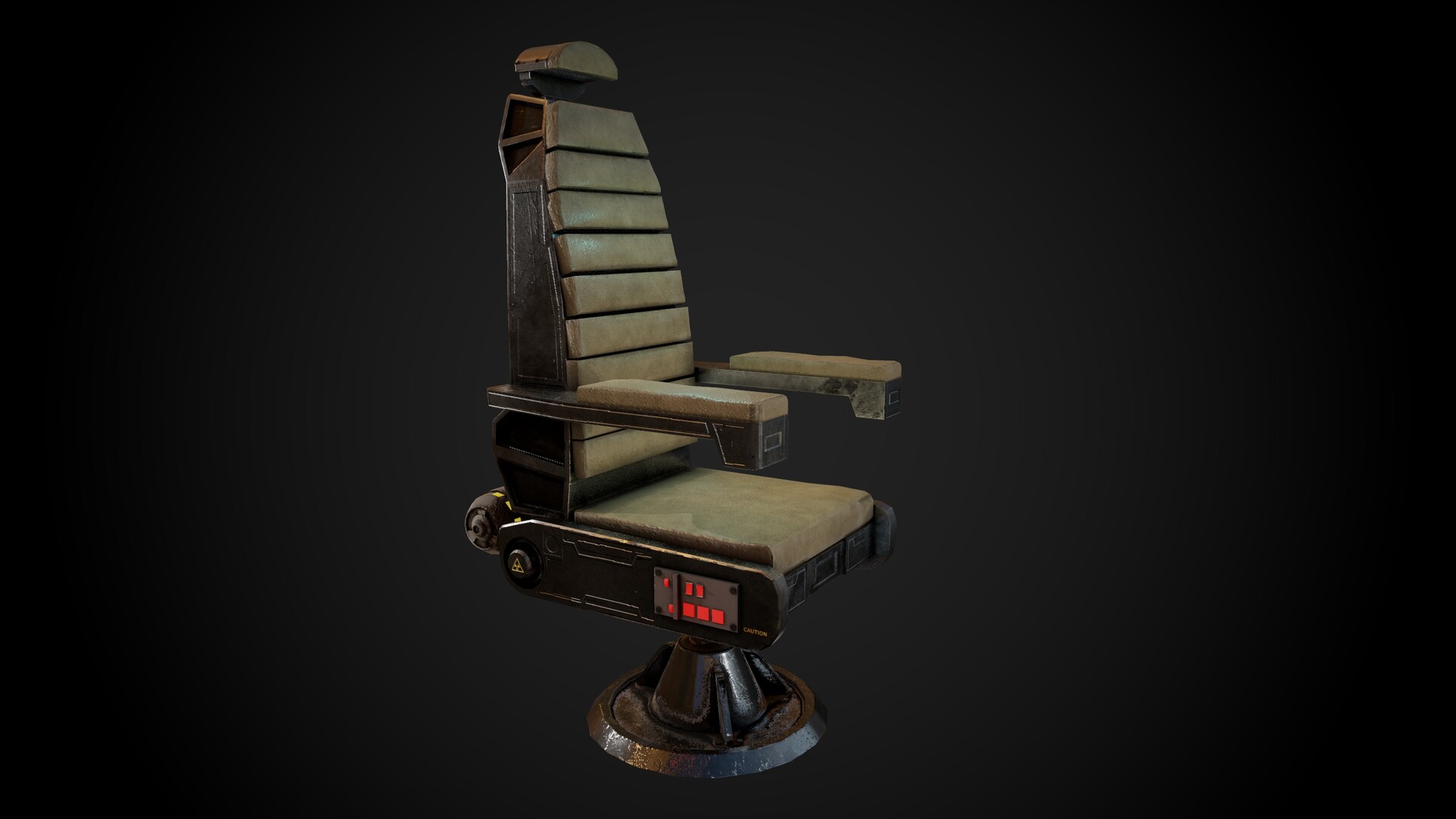 ArtStation - sci-fi chair