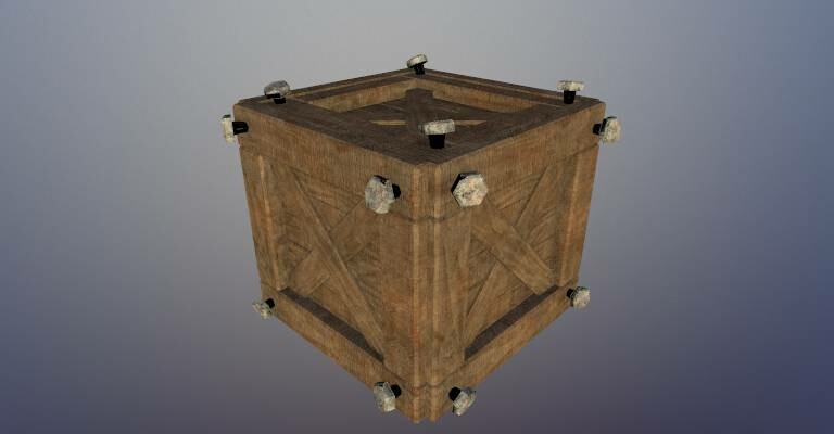 ArtStation - Simple Wooden box modeling