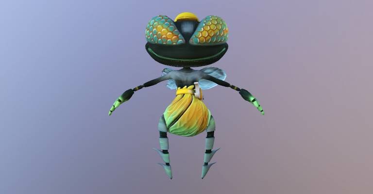 ArtStation - Fly character - Bug's Neighbour