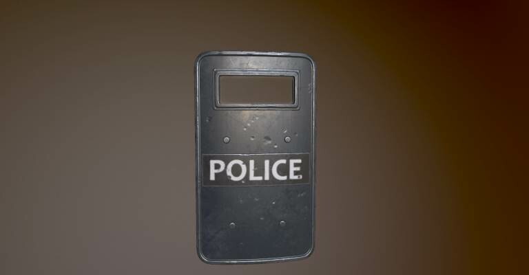 ArtStation - police shield