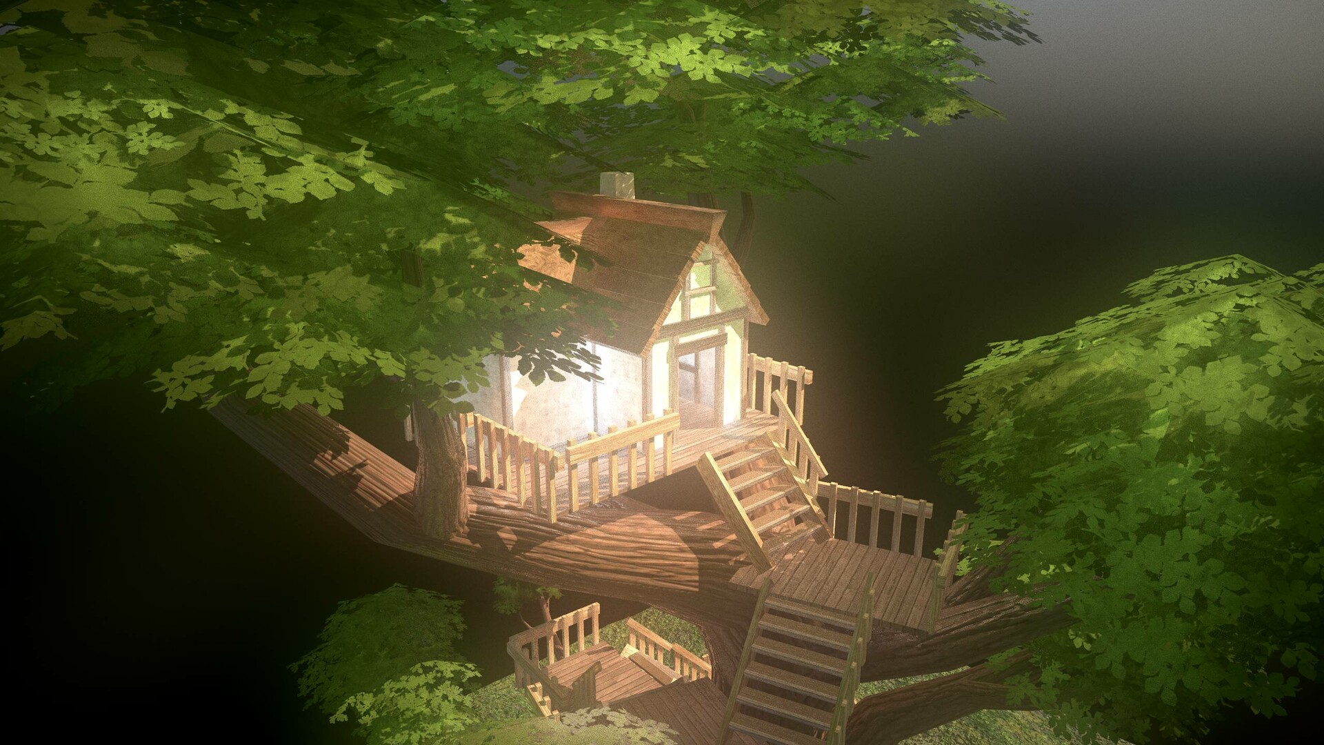 ArtStation - tree house