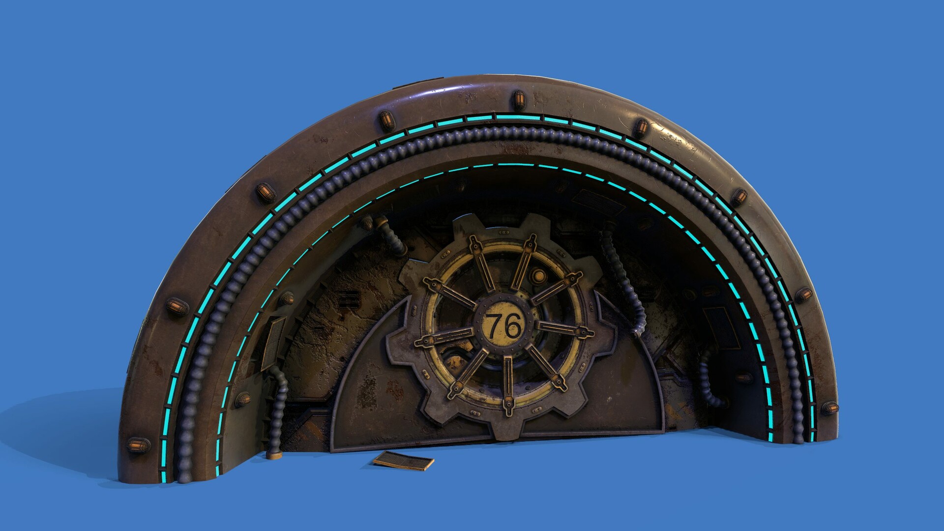 ArtStation - Fallout inspired Vault, Tom Mclennan
