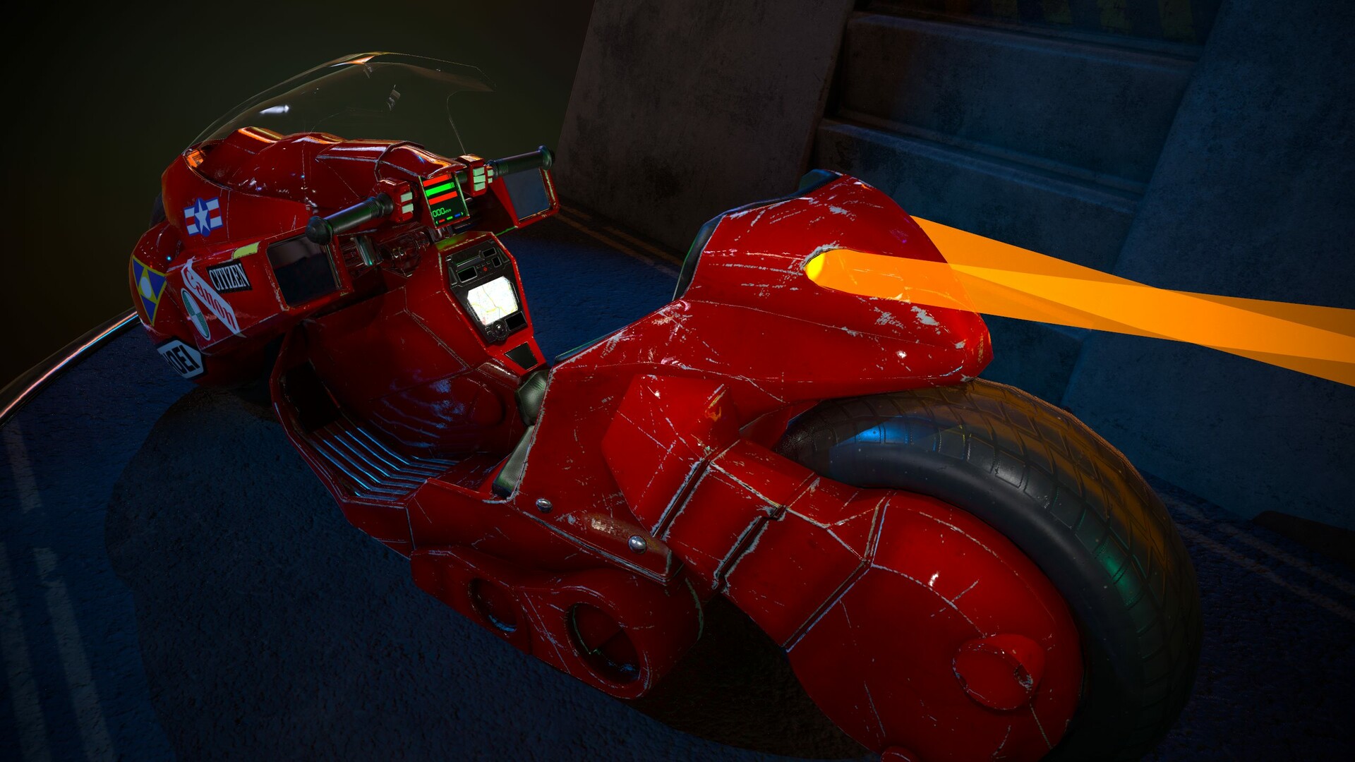 ArtStation - AKIRA: Kaneda's Bike