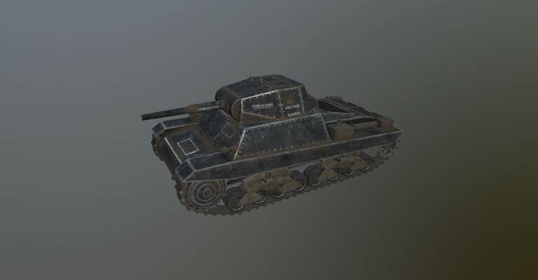 ArtStation - The Italian P26/40 Tank
