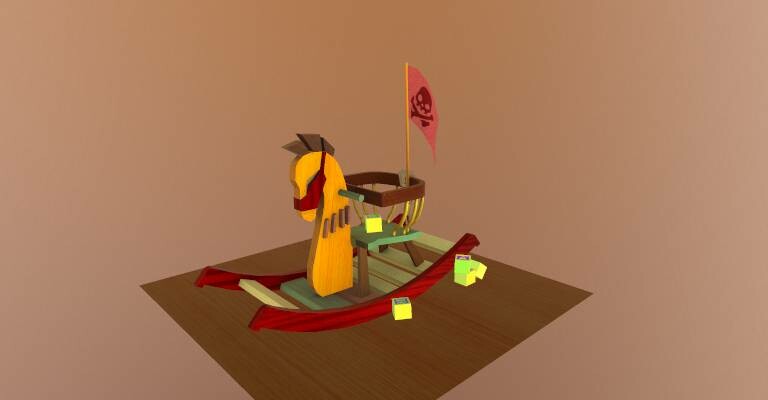 ArtStation - Rocking Horse