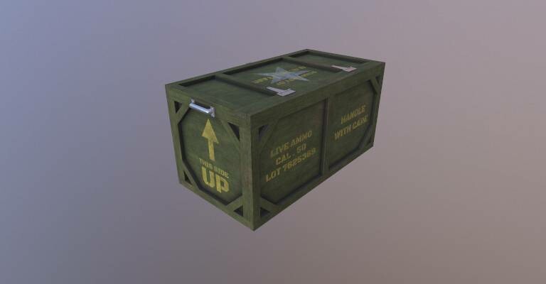 ArtStation - Ammo Crate