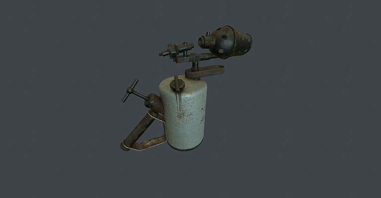 ArtStation - Old Flame Thrower