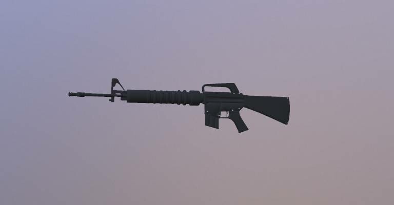 ArtStation - M16 - First gun I've modelled in 3DS Max.