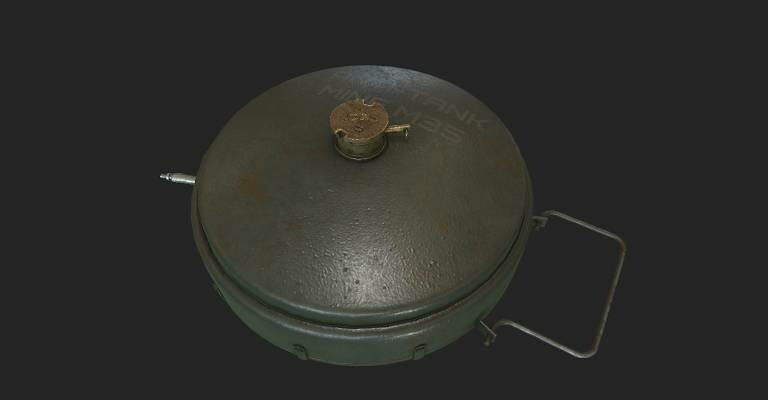 ArtStation - WWII Anti-Tank Mine