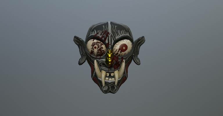 ArtStation - Oni Assassin's Mask