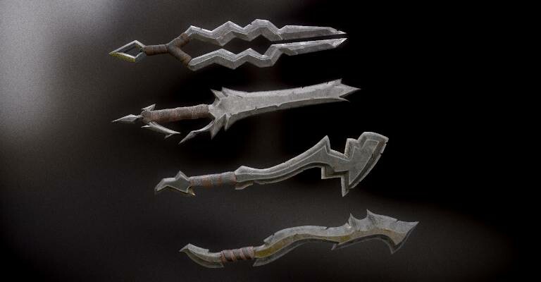ArtStation - Fantasy Weapons
