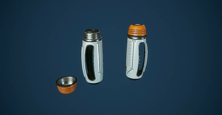 ArtStation - Subnautica: Below Zero - Coffee Thermos