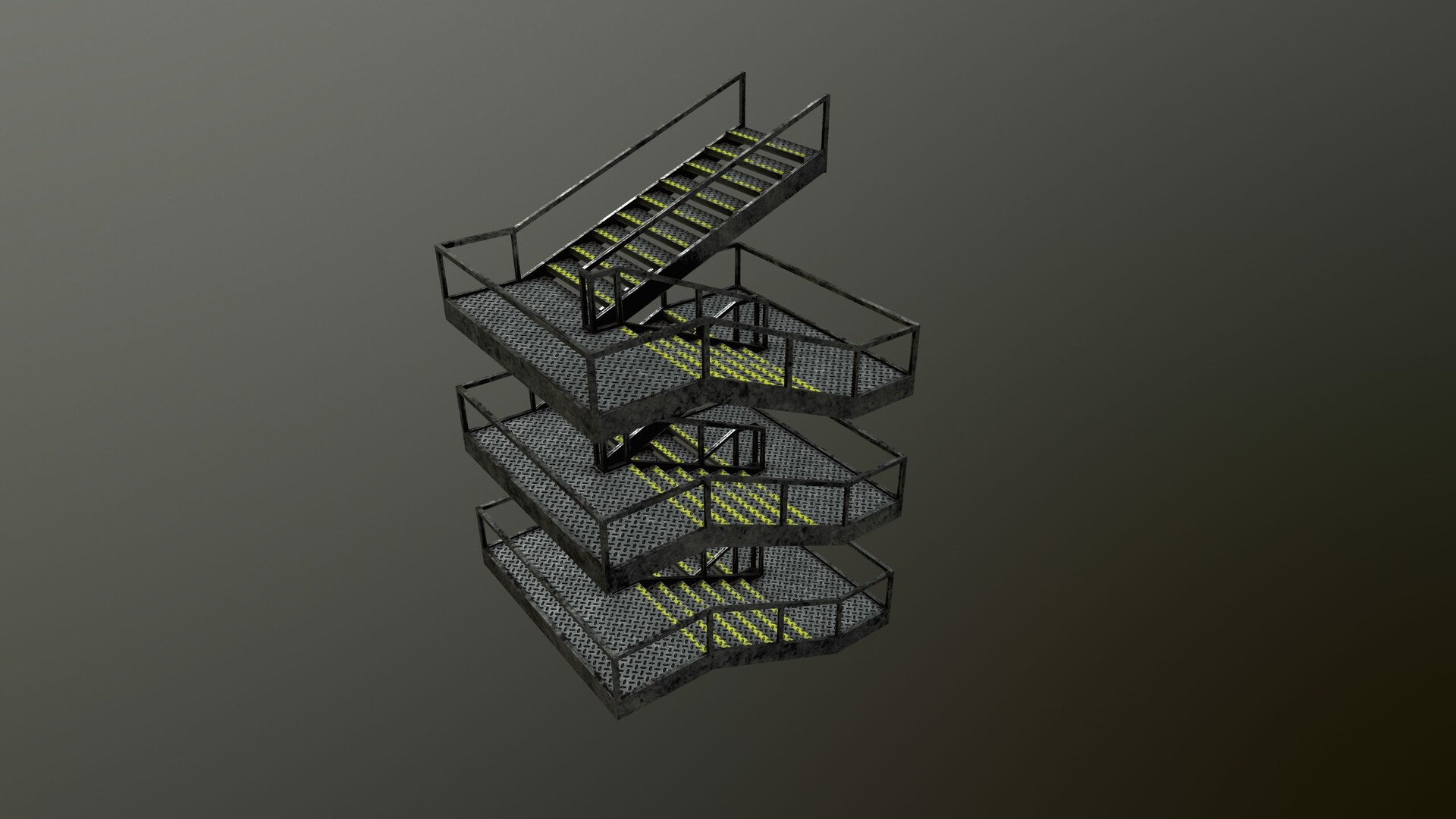 ArtStation - Staircase For Final Independent Environment