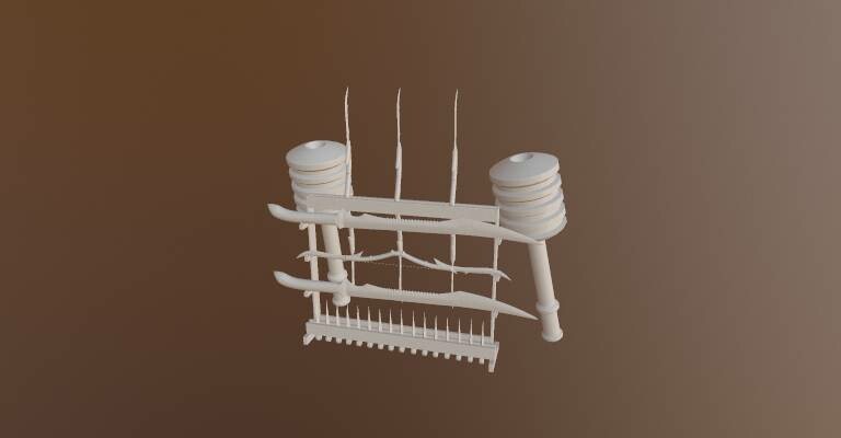 ArtStation - "Weapon Rack" - 3D Model View