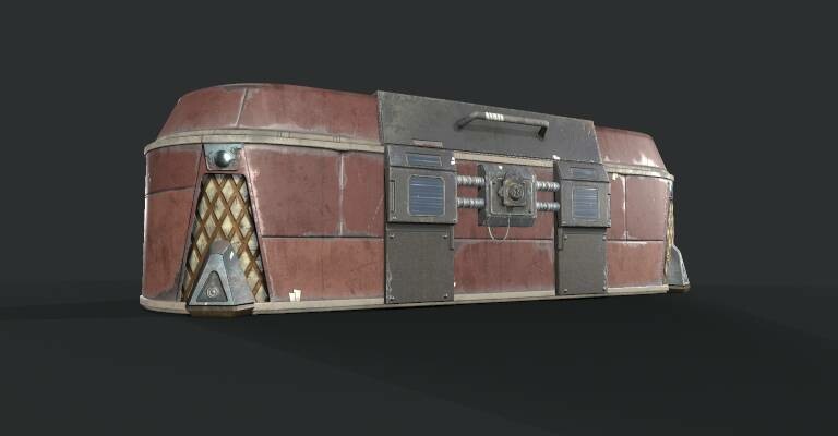 ArtStation - Borderlands chest 3D Asset