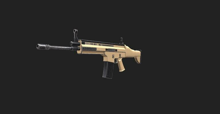 ArtStation - Fn Scar Gun