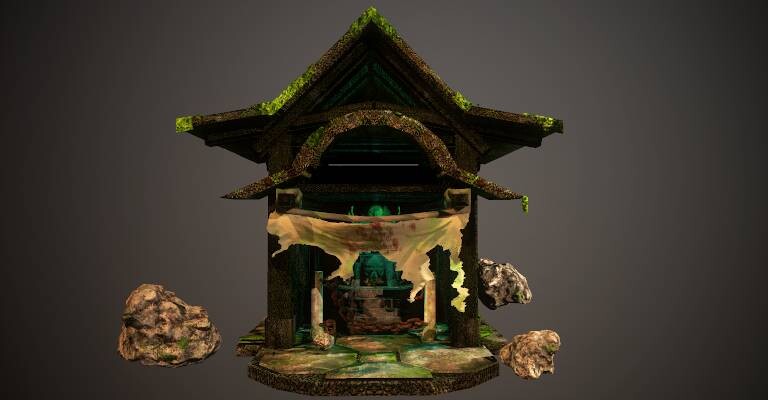 ArtStation - Forgotten Shrine