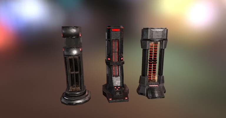 ArtStation - Sci-Fi Columns