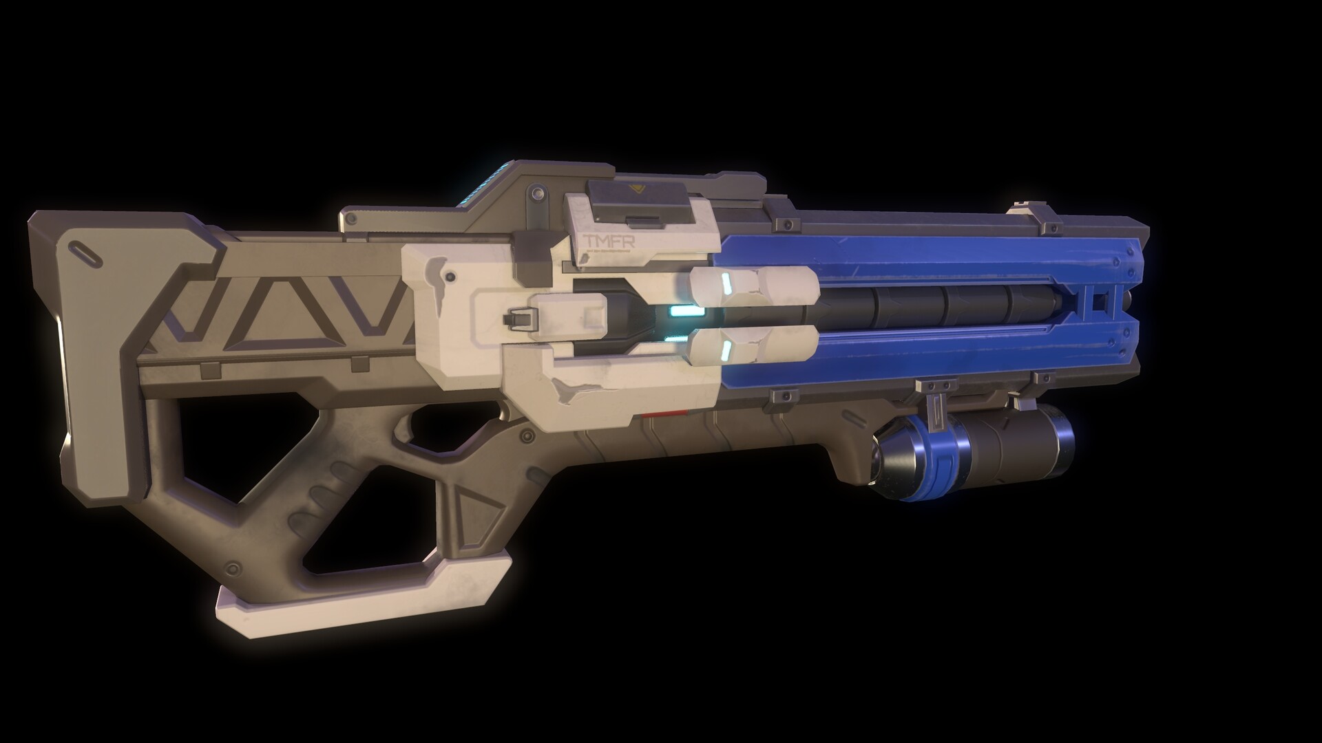 ArtStation - Soldier 76 machine gun