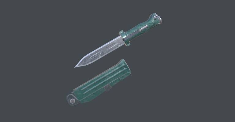 ArtStation - Object exercises _Field knife