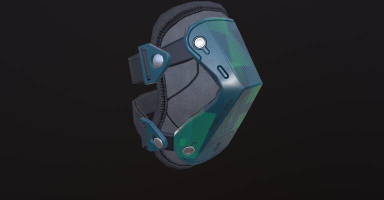 ArtStation - Shield knee cap