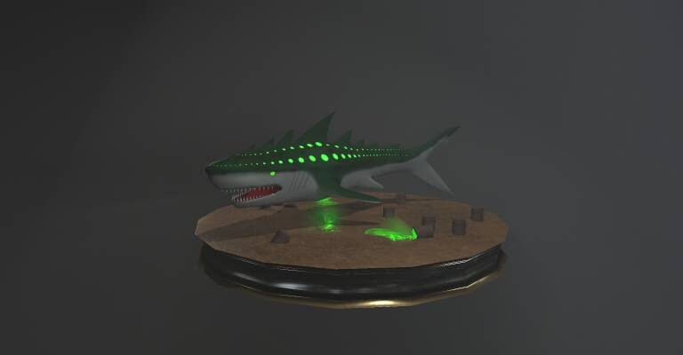 CGlover Design - Radioactive Shark