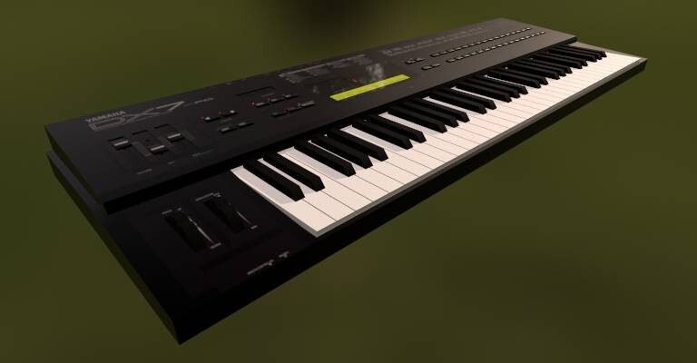ArtStation - Game Ready - Yamaha DX7 II Synthesizer