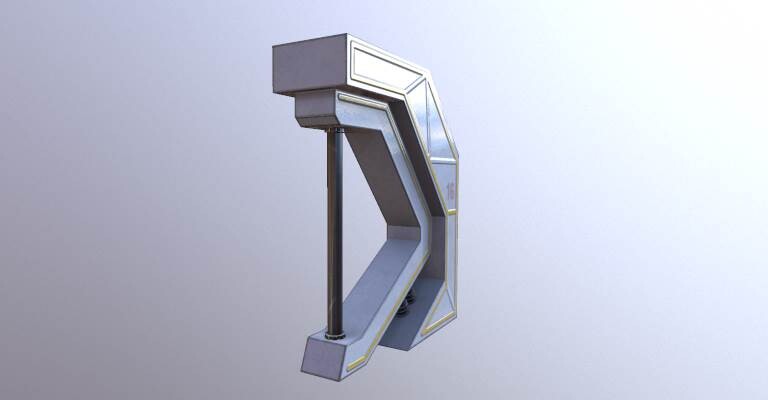 ArtStation - Space ship column