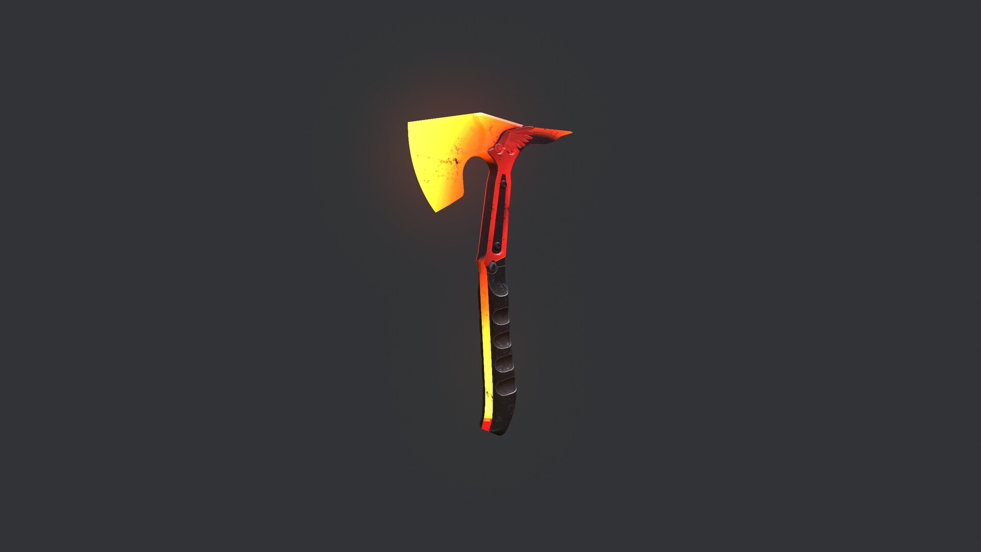 ArtStation - Fire tactical axe