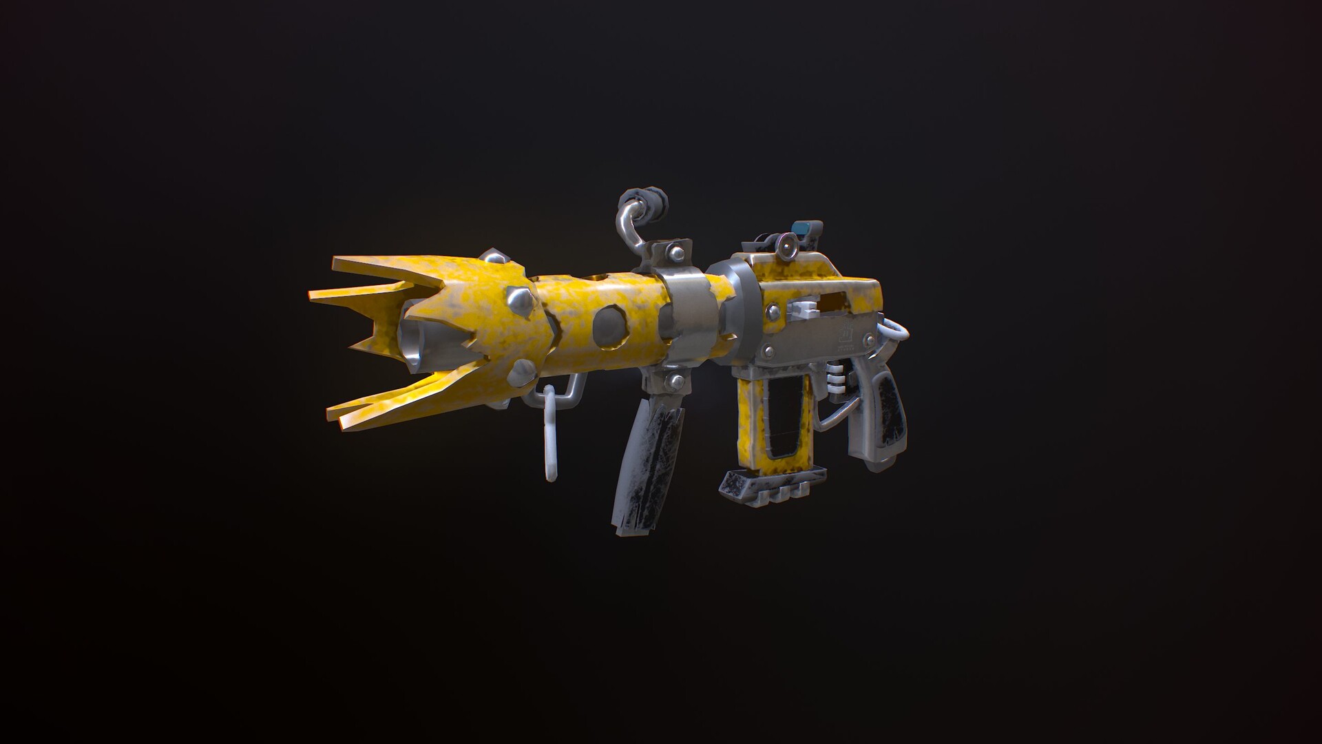 ArtStation - Cartoon Scifi machine gun