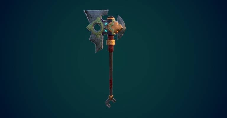 ArtStation - Hacha low poly