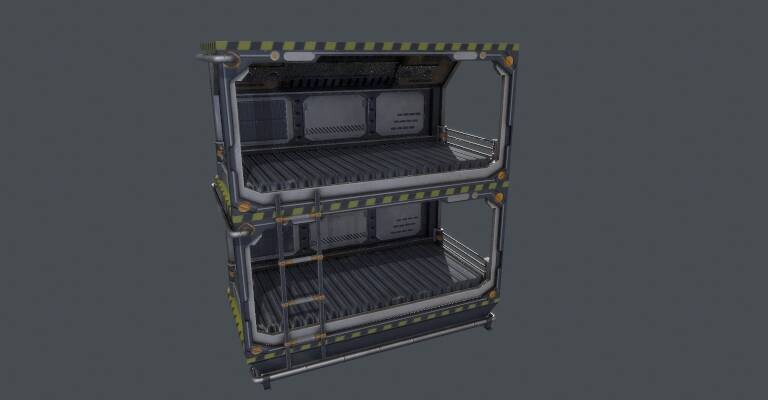 ArtStation - Sci-Fi Inspired Bunk Bed