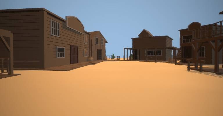 ArtStation - Cowboy town